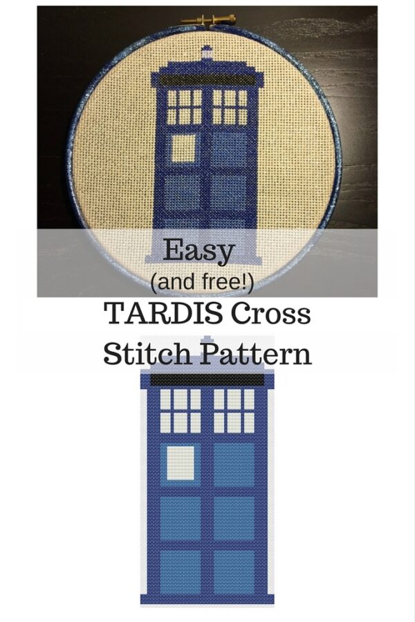 TARDIS Cross Stitch Pattern