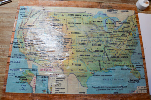 Map Display Board - Albion Gould