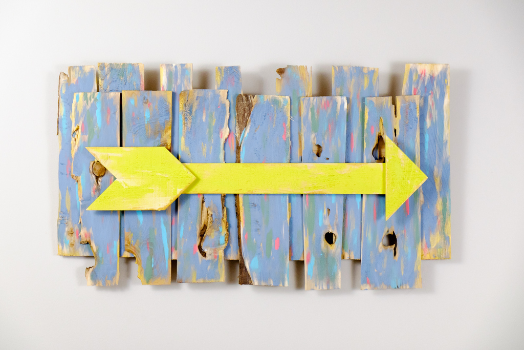 Rustic Wooden Arrow Wall Art