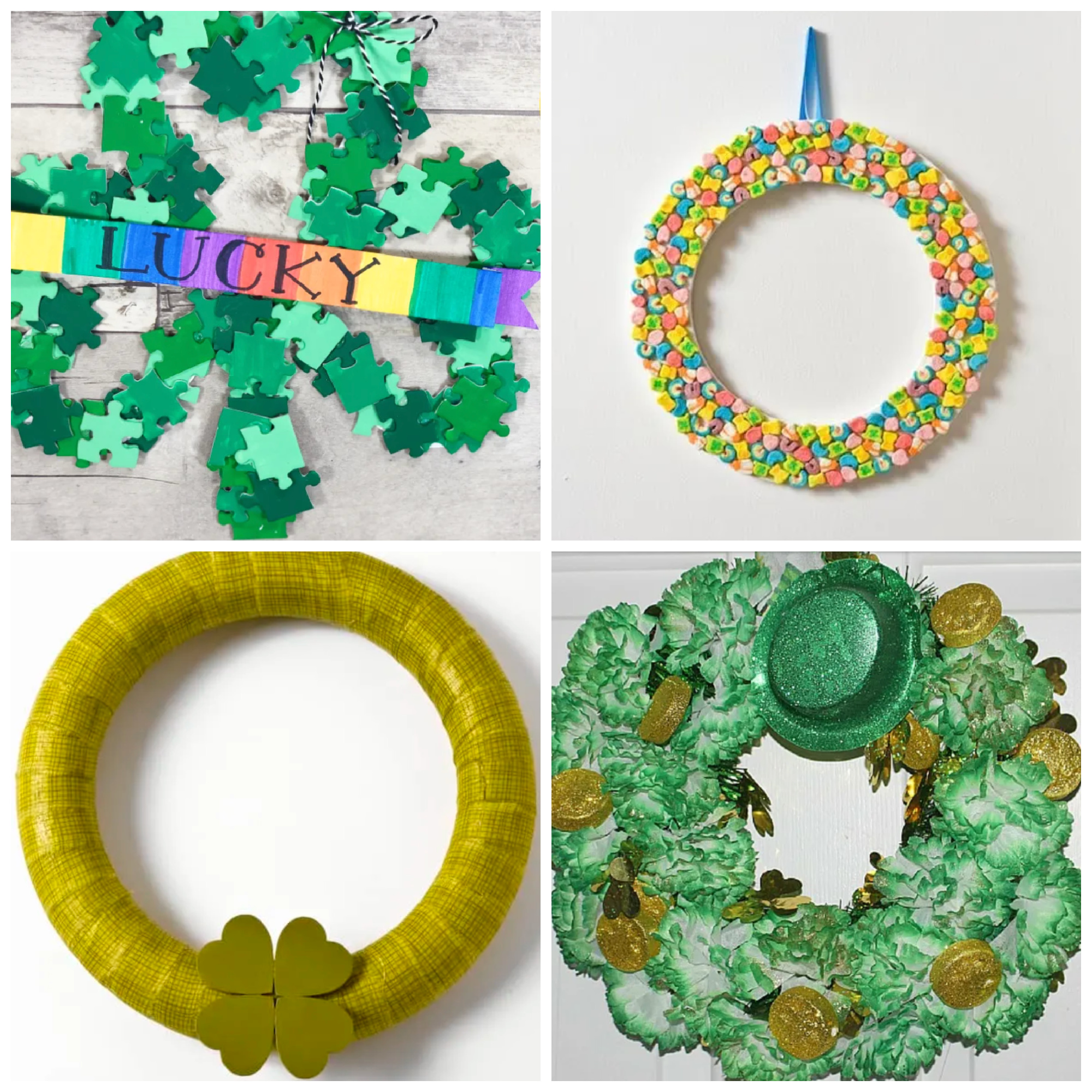 St. Patrick's Day DIY Wreaths