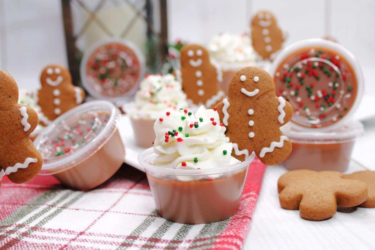 Gingerbread Jello Shots