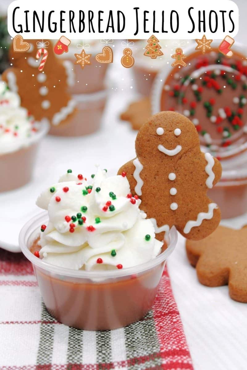 Gingerbread Jello Shots