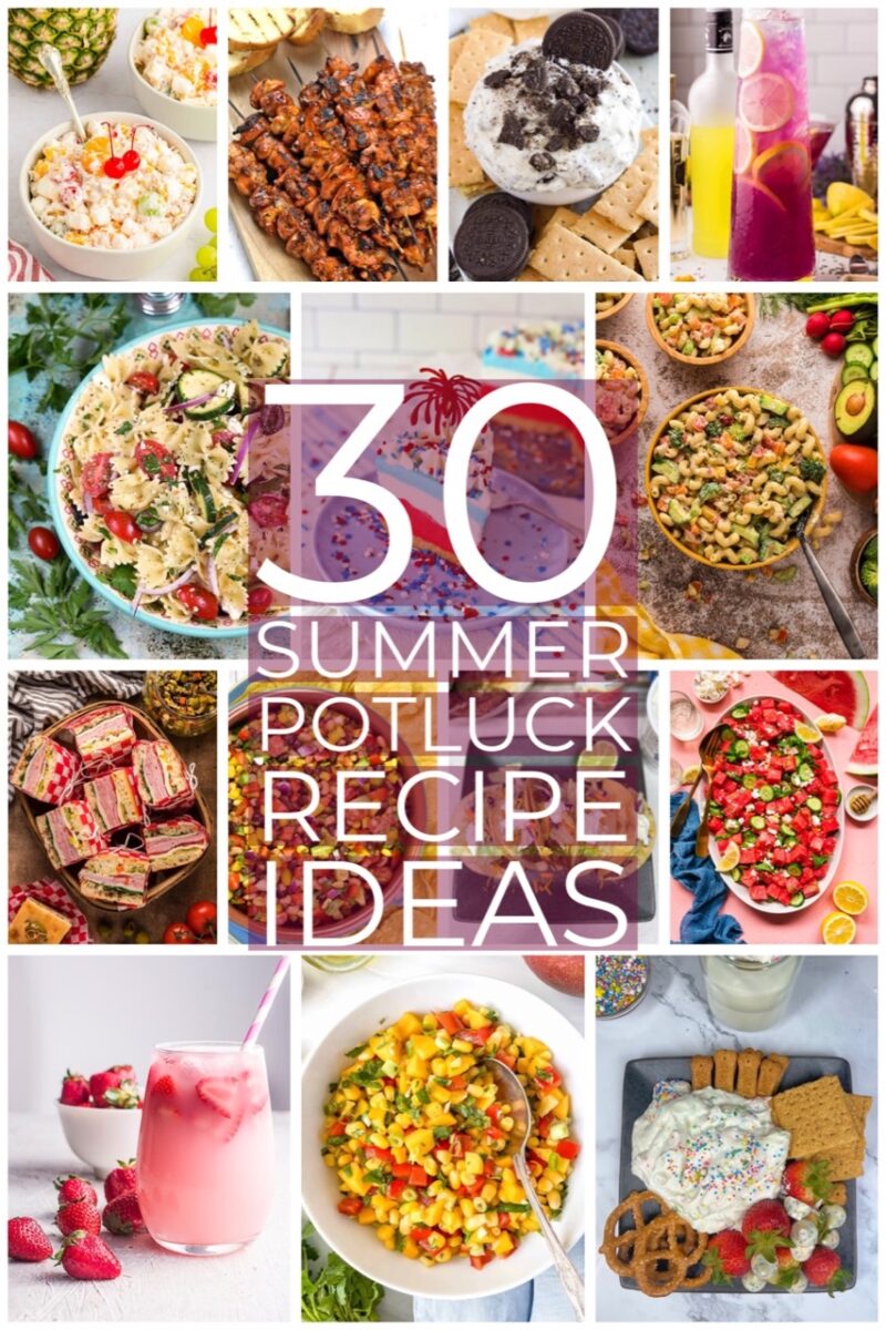 30 Summer Potluck Recipe Ideas