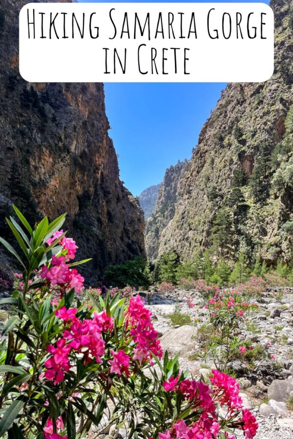 Hiking Samaria Gorge in Crete