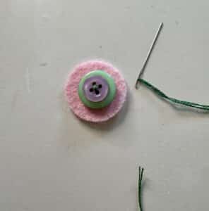 Spring Button Bouquets