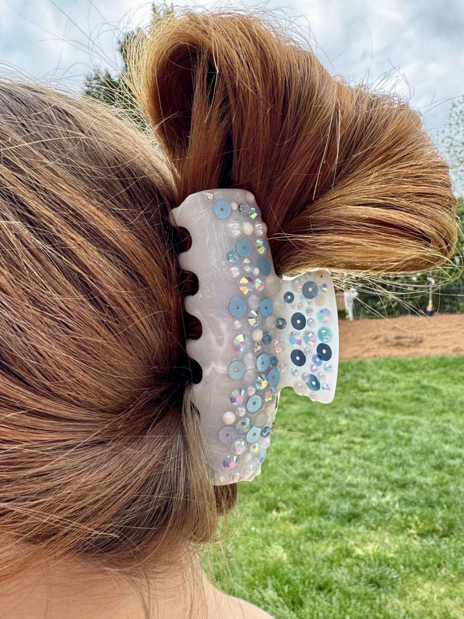 Easy Embellished Claw Clip
