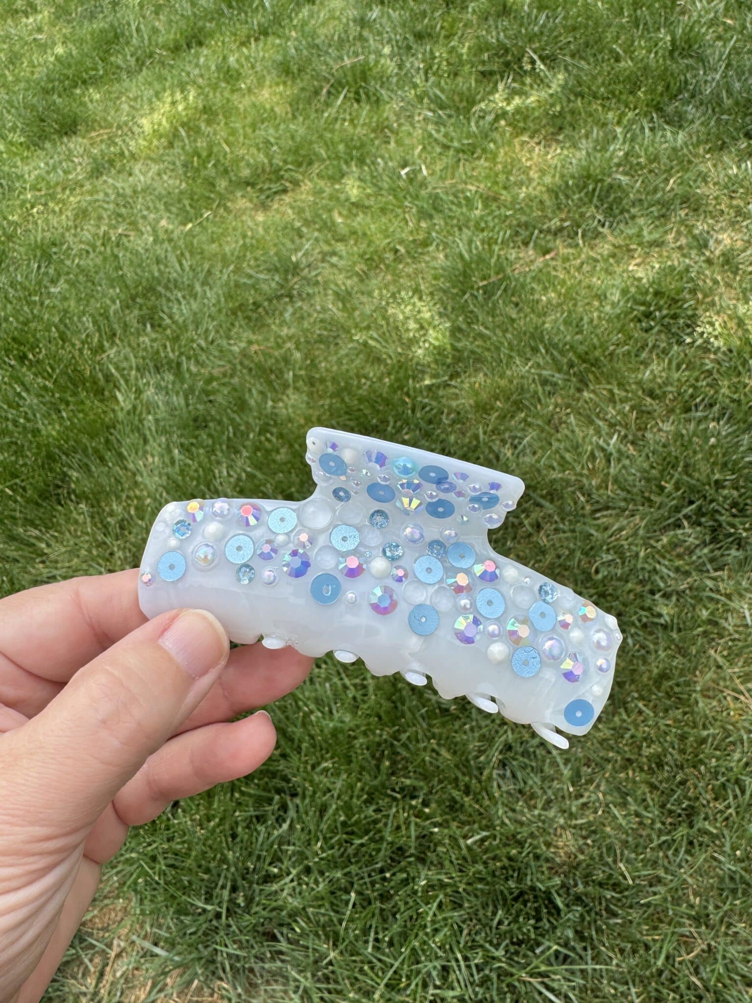 Easy Embellished Claw Clip